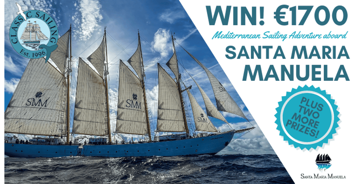 First Prize - WIN! a €2040 Sailing Holiday for 2 in the Canary Islands